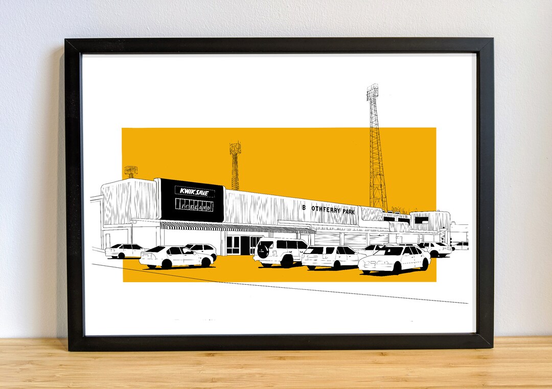 Hull Boothferry Park Print, Poster, City Picture - Etsy UK