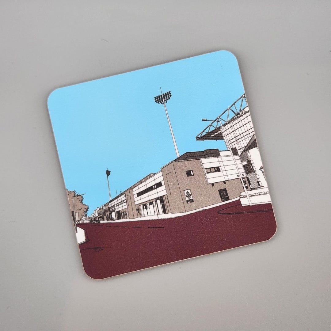 Burnley Coaster of Turf Football Stadium - Etsy