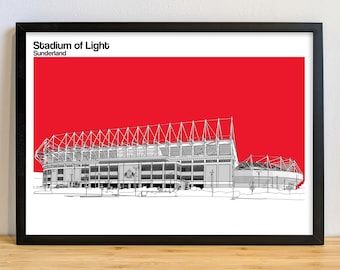 Sunderland Afc Print - Etsy UK