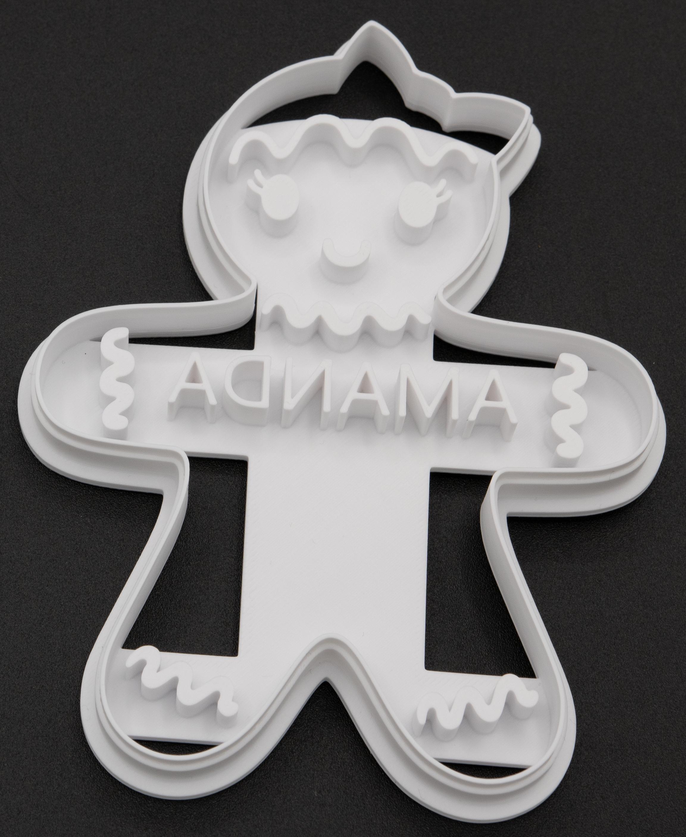 Personalized Gingerbread Cookie Cutter With Name – Custom Gingerbread ...