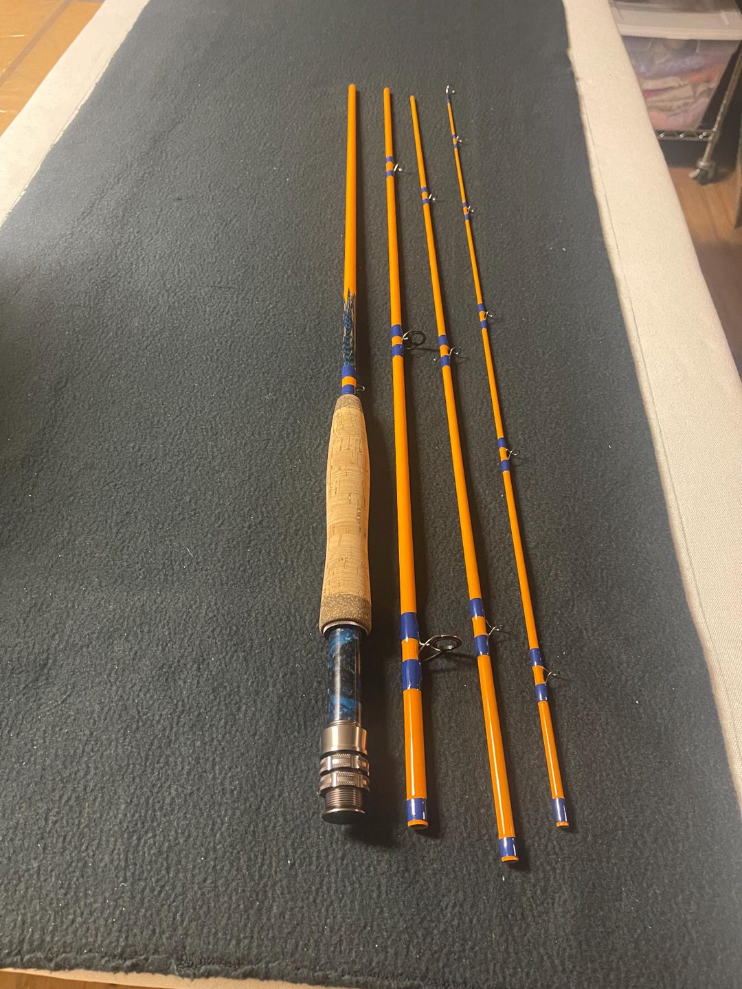 9’6” -7wt Carbon Fiber Fly Rod - Etsy