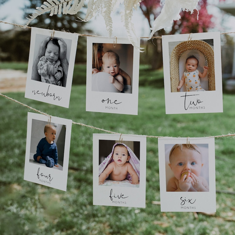 Monthly Photo Banner - Etsy