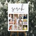 Baby's First Year Sign Template 1st Birthday Photos Sign - Etsy