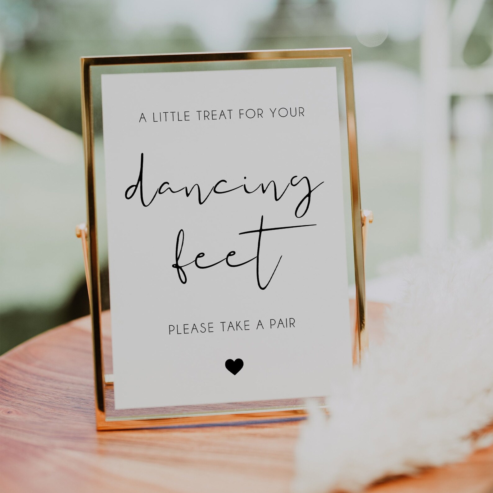 Flip Flops Sign Template Wedding Dancing Feet Sign Printable | Etsy