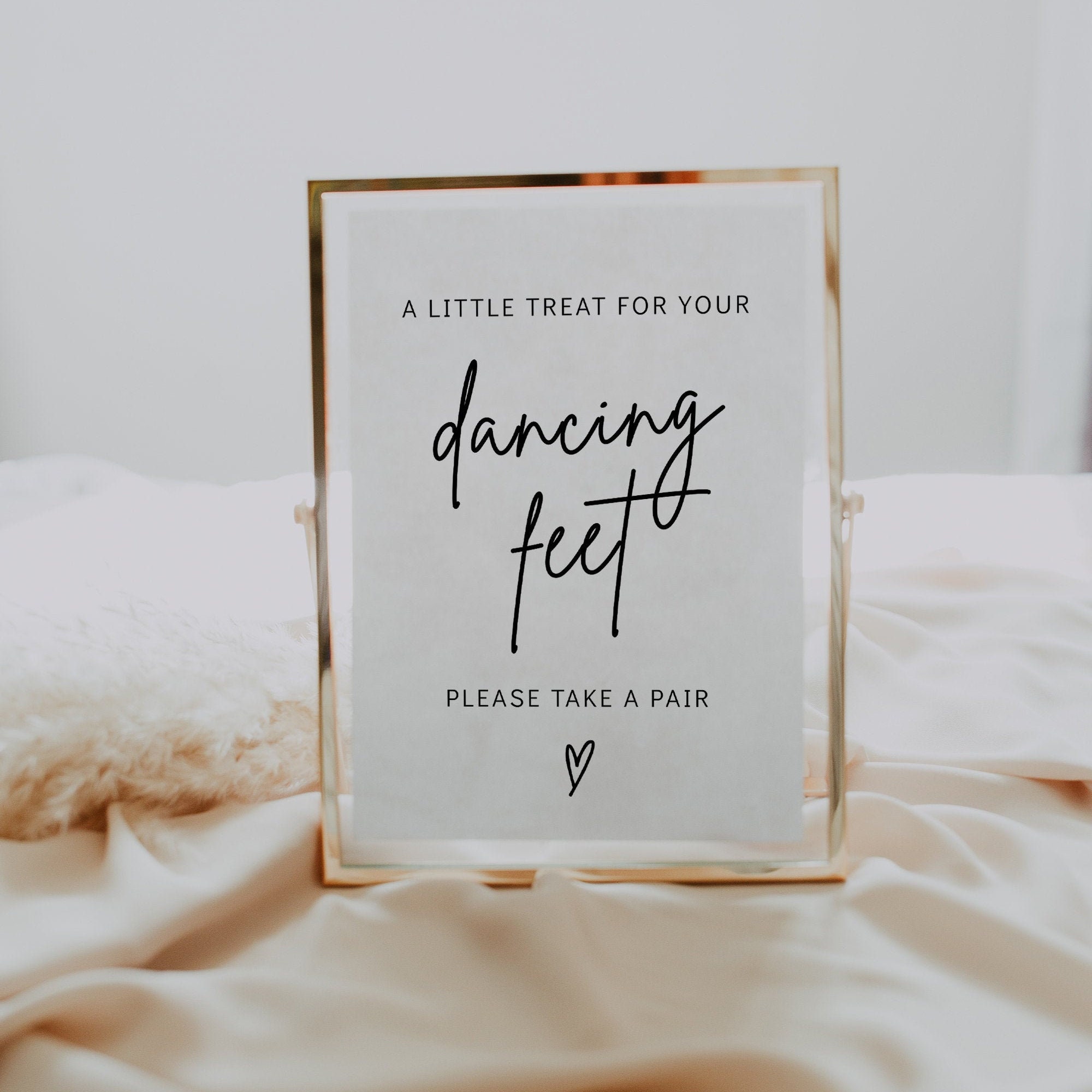 Flip Flops Sign Template Wedding Dancing Feet Sign Printable | Etsy