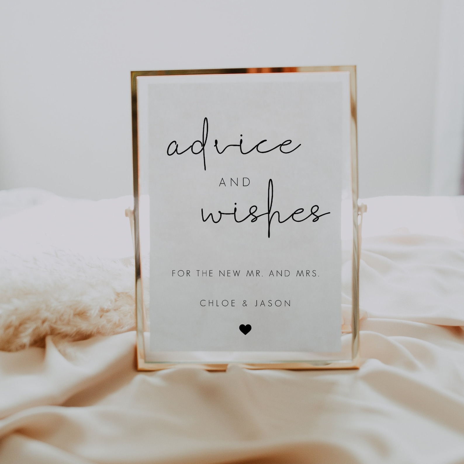 Advice and Wishes Sign Template Well Wishes Sign Printable - Etsy