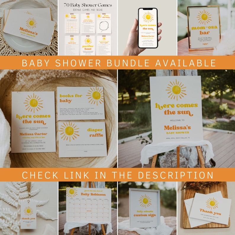 Sun Cupcake Toppers Template Here Comes the Son Cupcake - Etsy