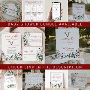 70 Baby Shower Games, Christmas Baby Shower Game Bundle, Winter Baby ...