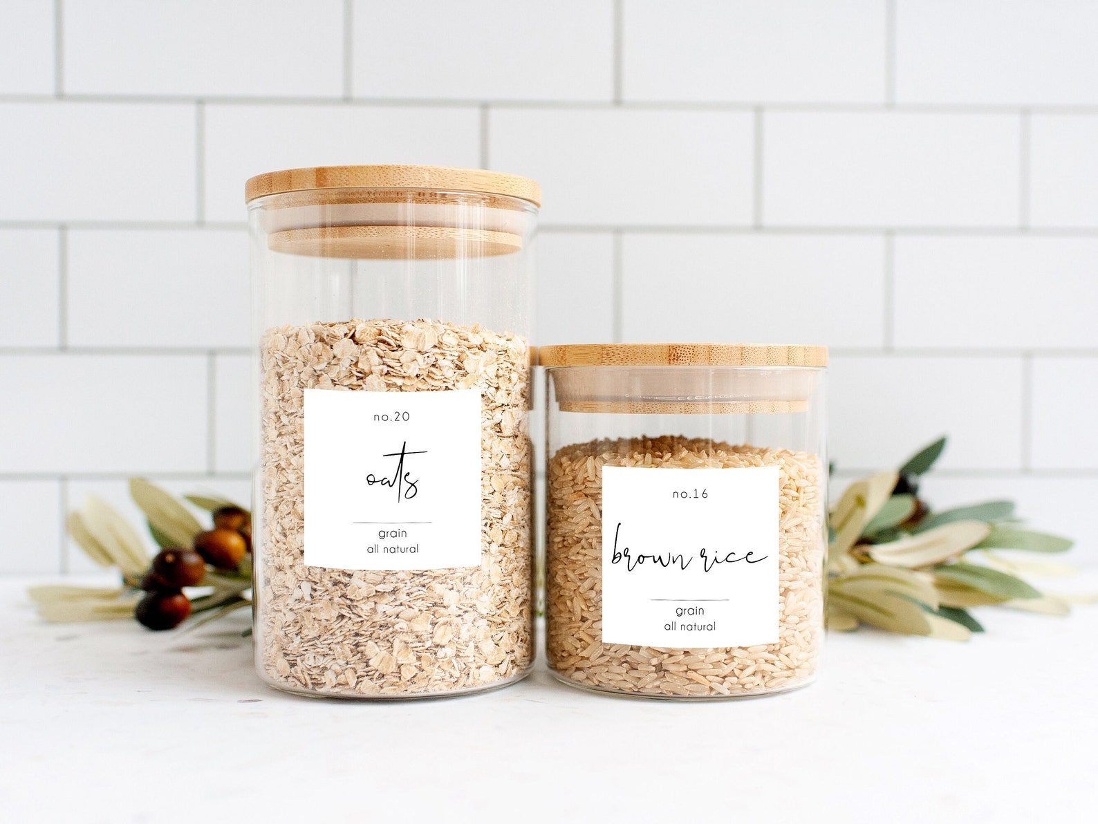 Pantry Labels Template Editable Pantry Labels Minimalist - Etsy