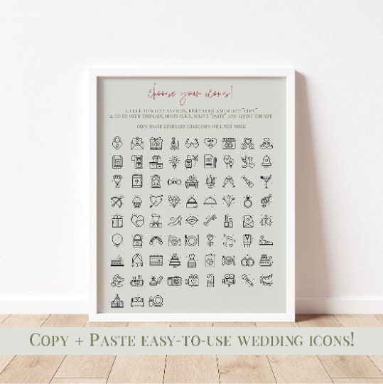 Beige Wedding Timeline Template Modern Wedding Weekend | Etsy