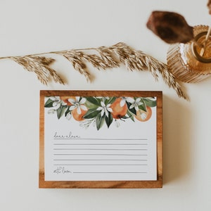 Orange Time Capsule Template, Citrus First Birthday Time Capsule, Time ...