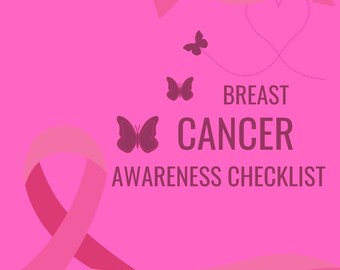 Male Breast Cancer Checklist, Male Breast Cancer Awareness, Male Cancer ...