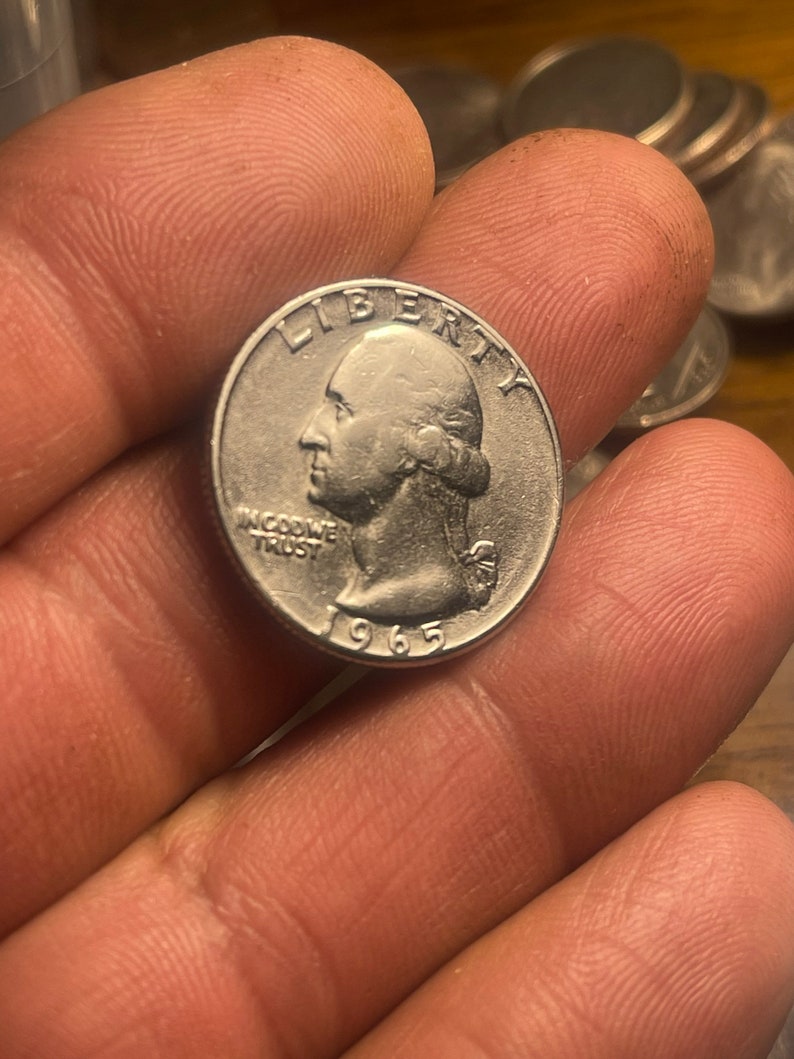 1965 Quarter No Clad Edge - Etsy