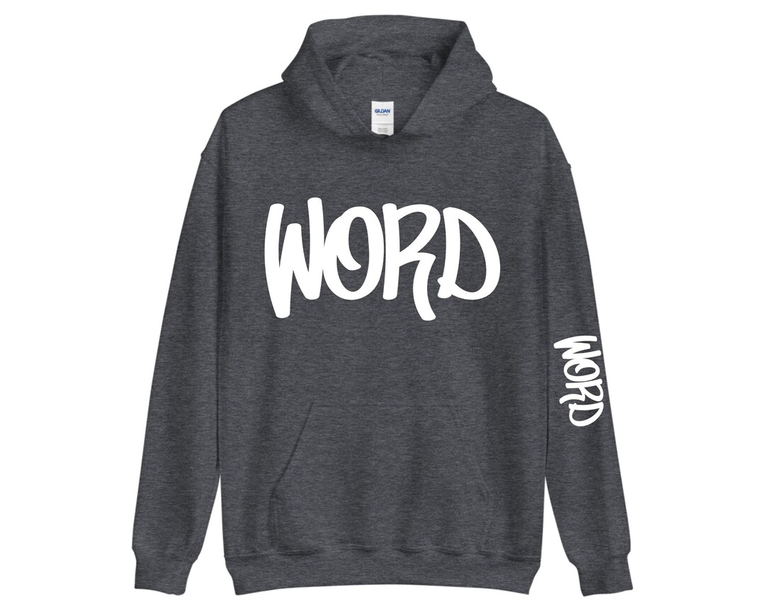 Word Hoodie / I Love the 90s Hoodies / Retro Hoodies / Old School ...