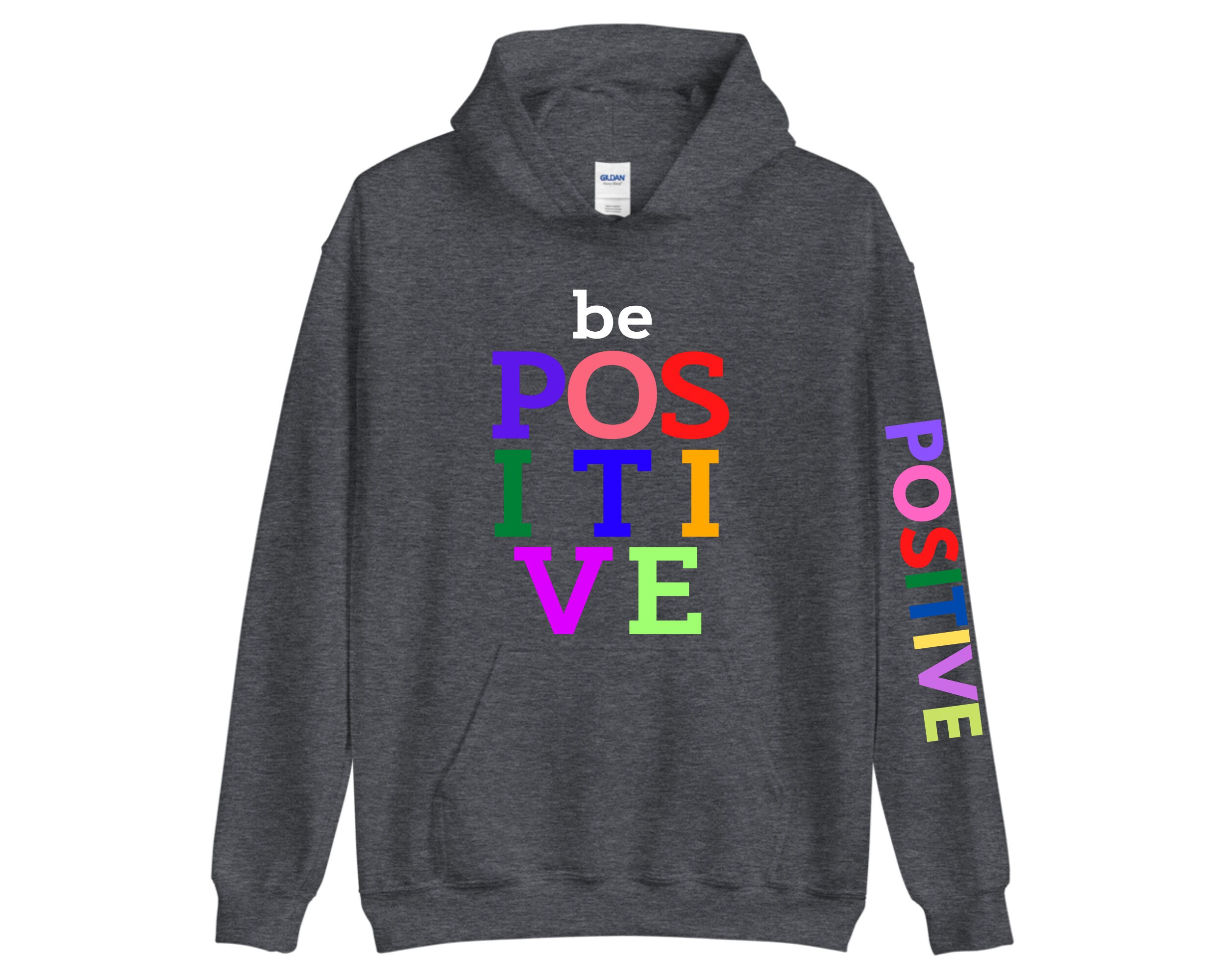 Be Positive Hoodie / Inspirational Hoodie / Inspirational Gifts ...