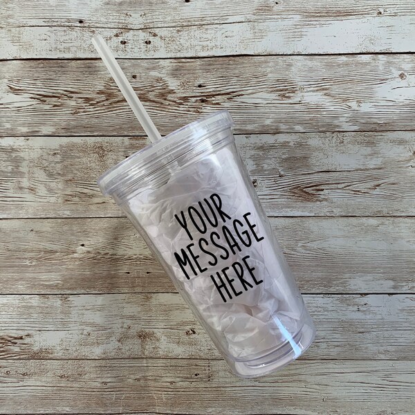 Plastic Cup Straw - Etsy