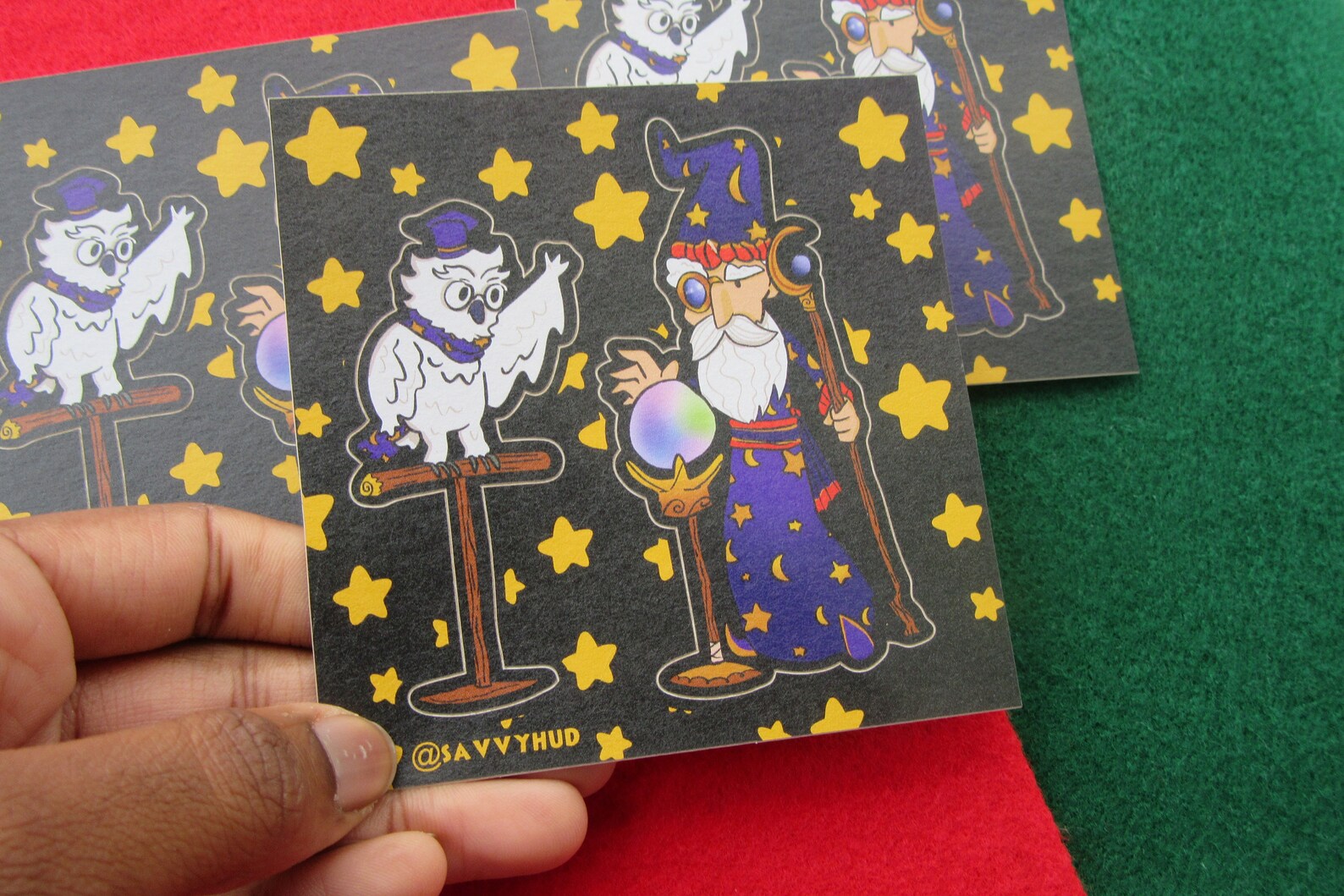 Wizarding Merle Ambrose and Gamma Stickers - Etsy