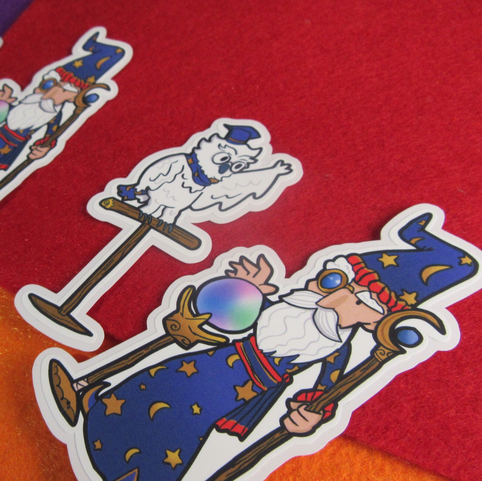 Wizarding Merle Ambrose and Gamma Stickers - Etsy
