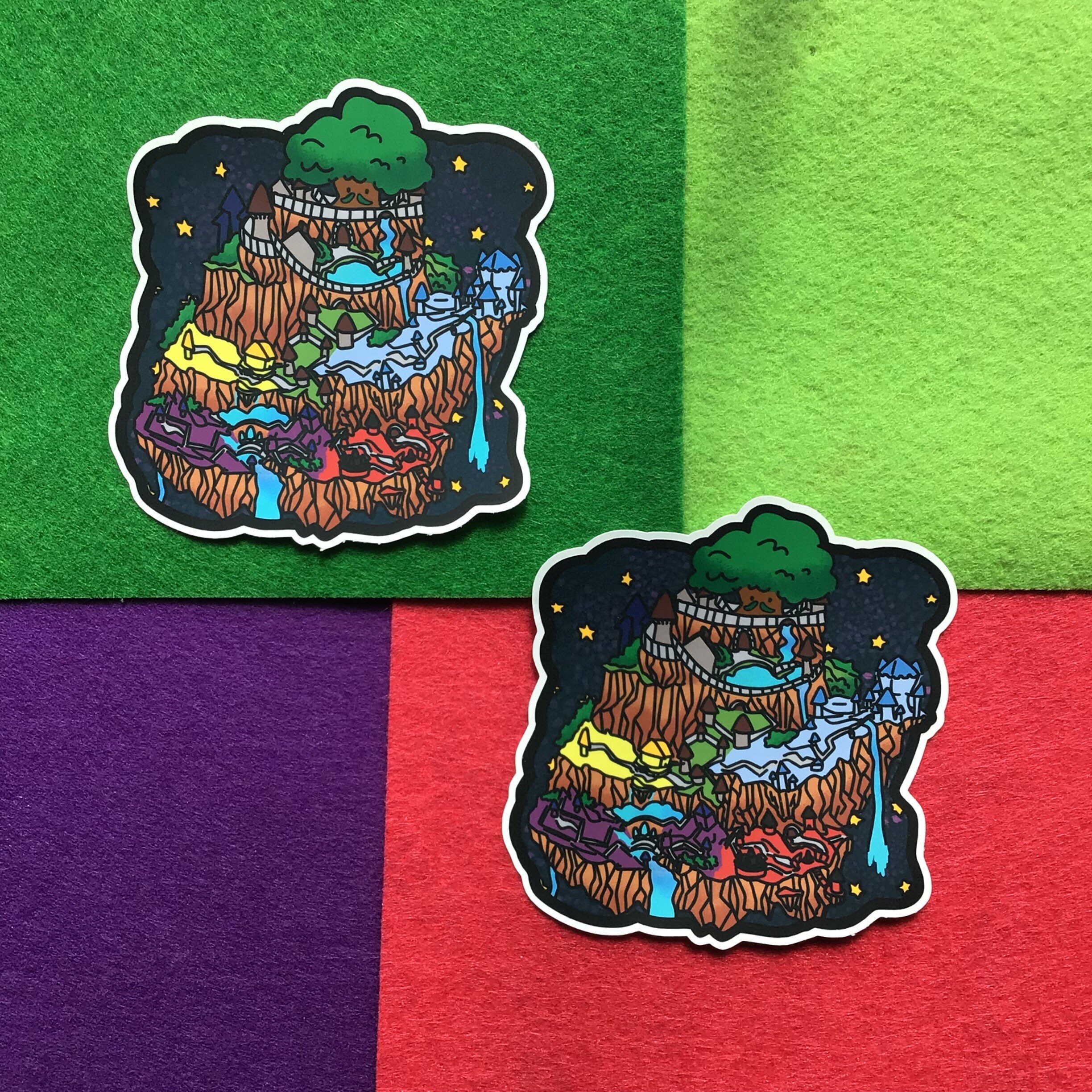 Wizarding City Sticker | Etsy