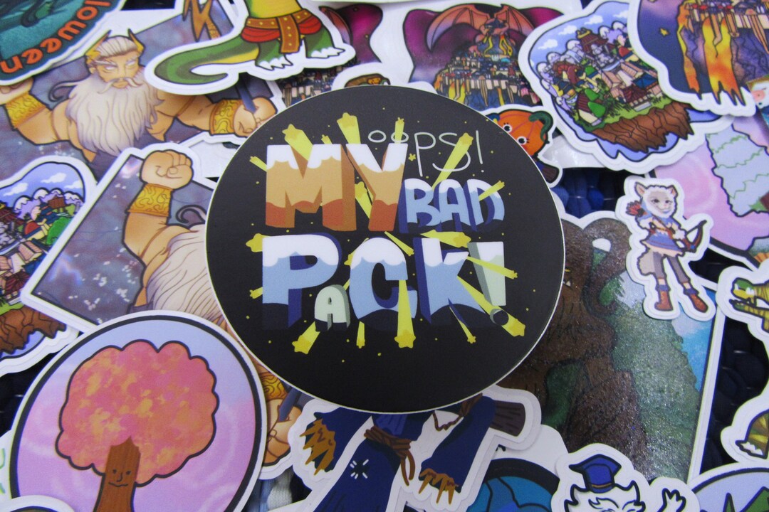 My Bad Pack set of Grade B&C Stickers - Etsy