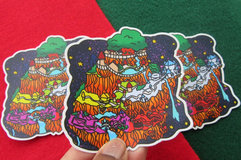 Wizarding City Sticker - Etsy