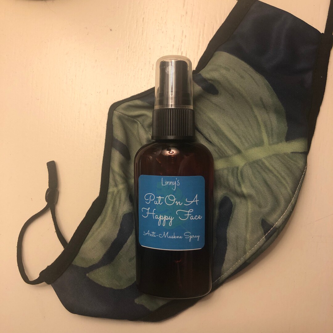 Put on A Happy Face, Anti-maskne Spray - Etsy