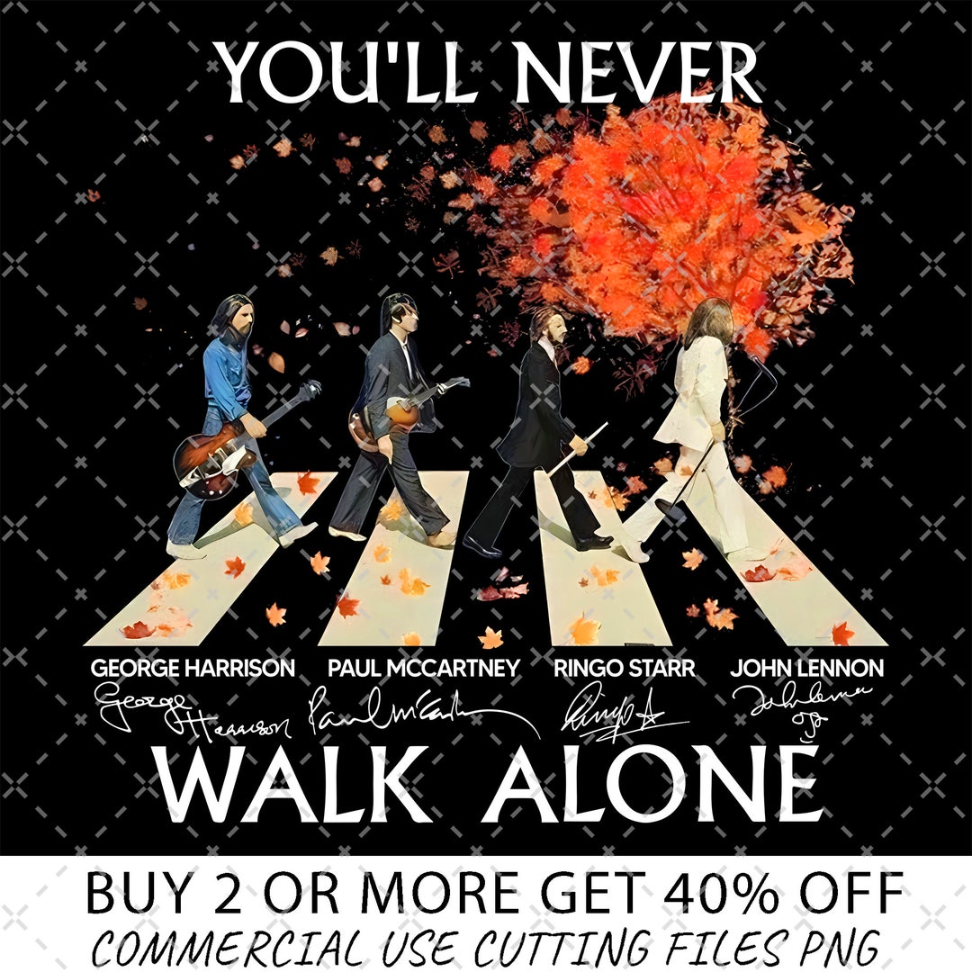 The Beatles Walking Across Png, the Beatle Never Walk Alone Png, the ...