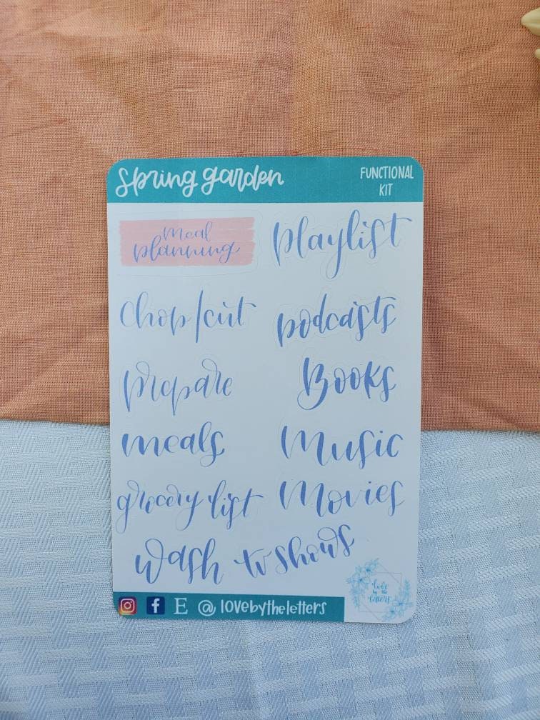 Spring Floral Stickers Spring Floral Planner Stickers Floral | Etsy