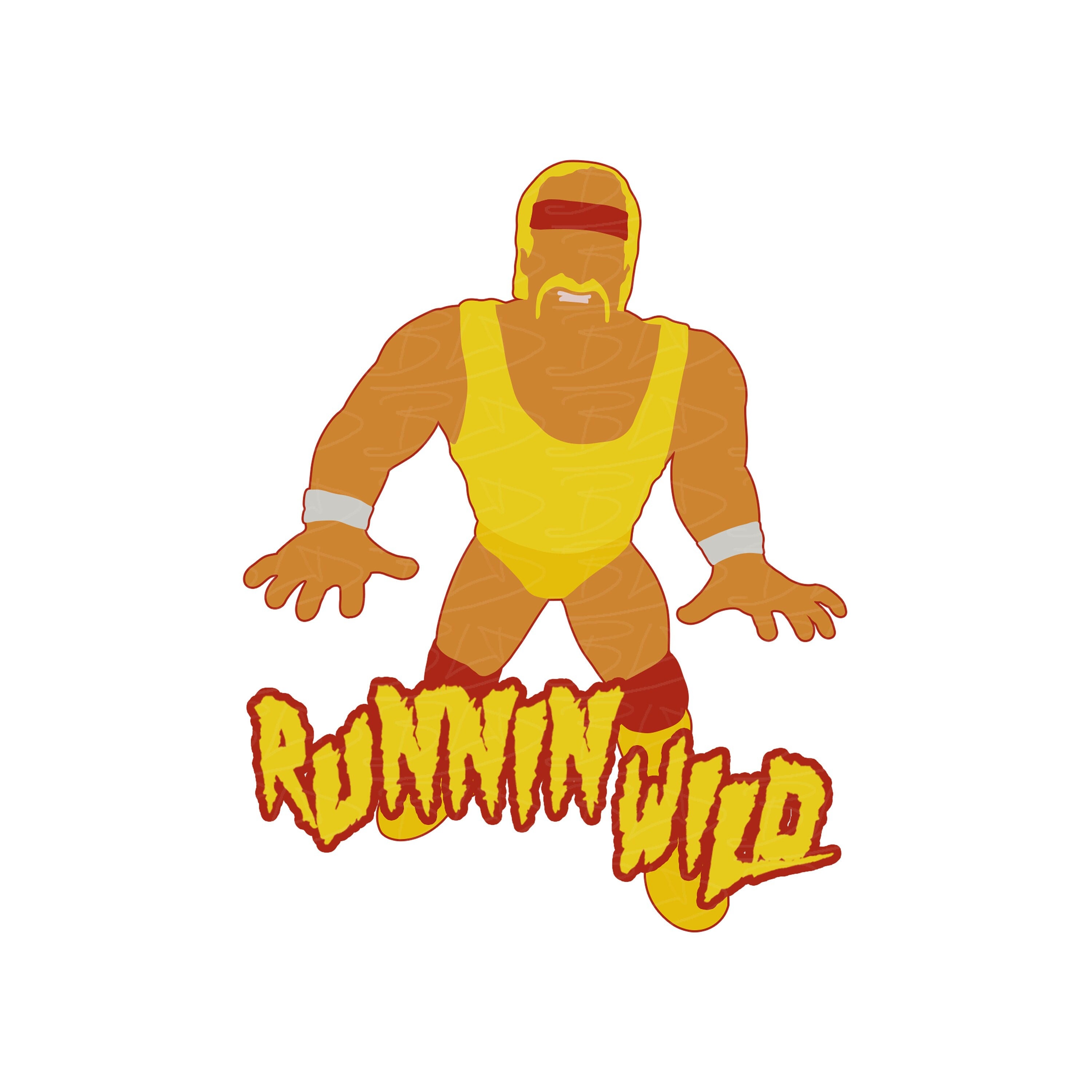Hulk Hogan | Runnin' Wild | Instant Digital Download | PNG | JPEG | SVG ...