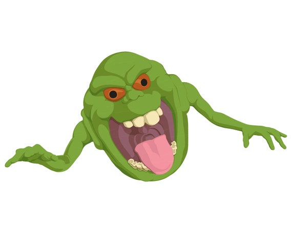 Slimer 80's Real Ghostbusters Toy Version SVG PNG - Etsy