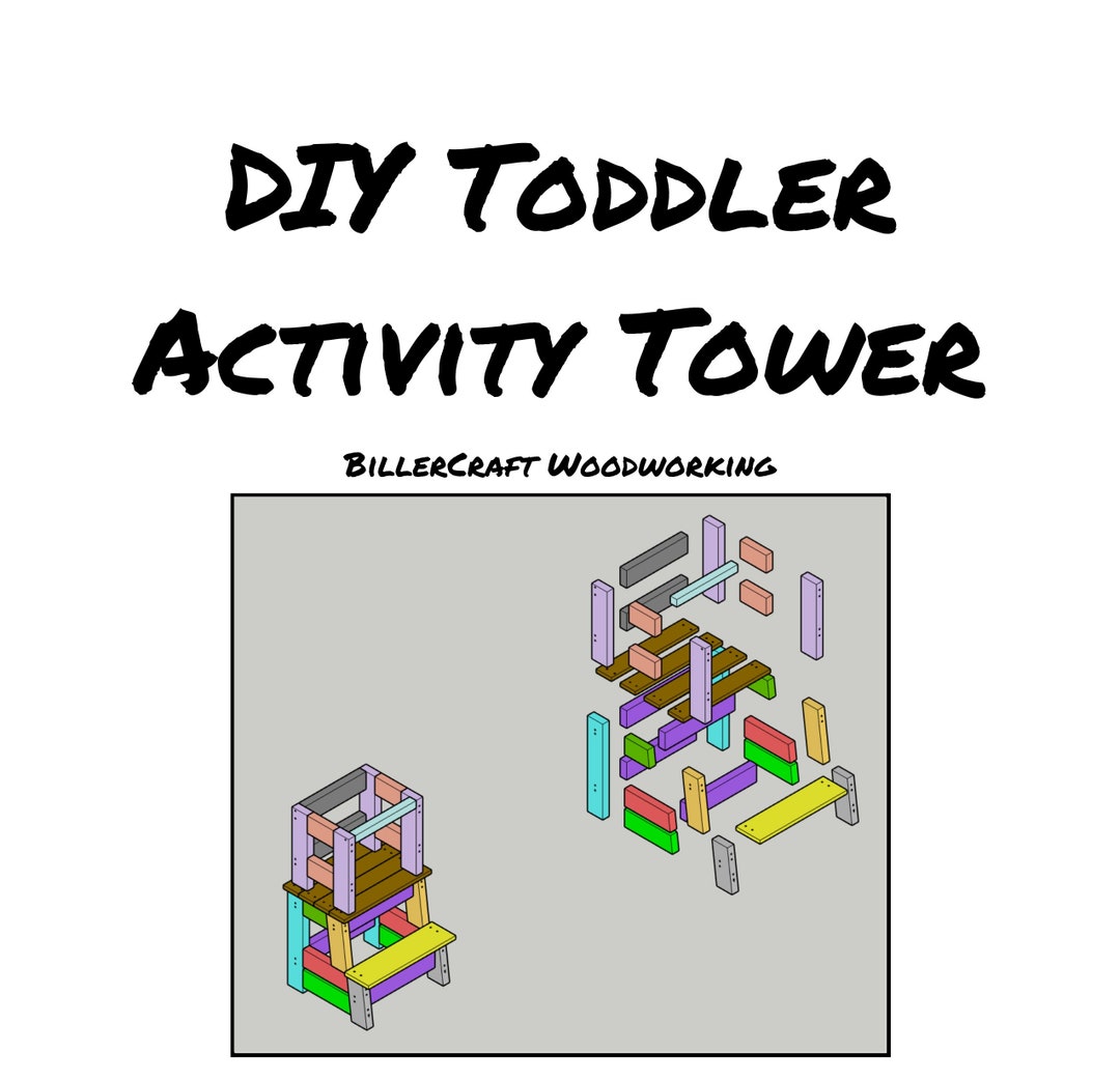 DIY Toddler Activity Tower – Easy and Safe Beginner Build/assembly ...