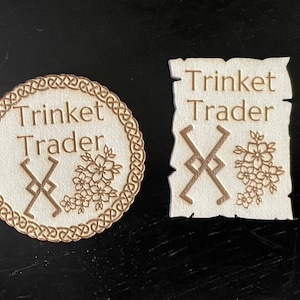 Trinket Trader Badge Pin (small) - Etsy