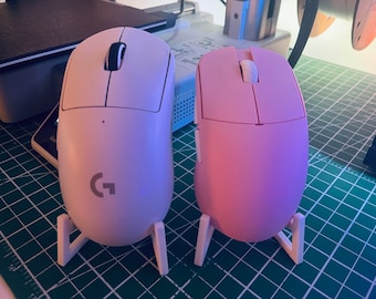 Universal Gaming Mouse Holder Desktop Stand 3D Printed Display for Your ...