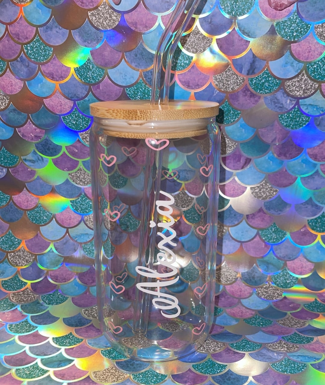 Hearts Glass Cup Valentines Heart Cupglass Coffee Cupvalentines Gift - Etsy