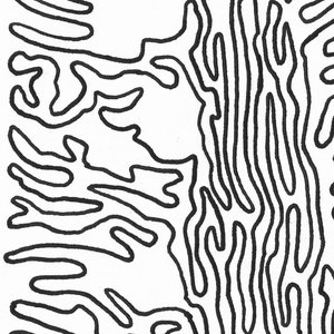 Starry Night Line Art – Van Gogh Inspired Wall Art – Minimalist ...