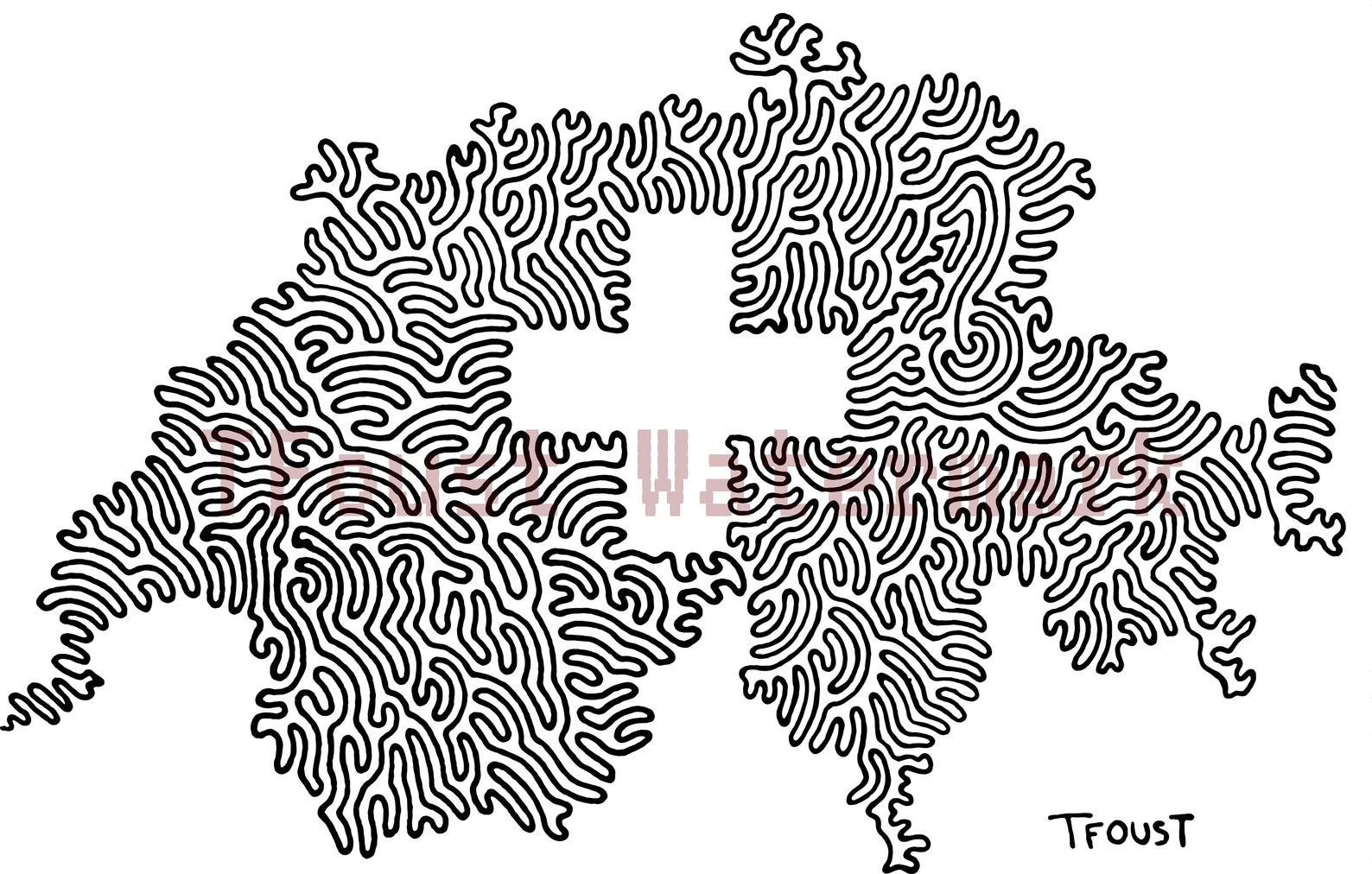 Switzerland One Line Drawing by Tfoust - Etsy