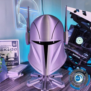 The Sith/mandalorian Conqueror Helmet With Visor - Custom Mandalorian ...