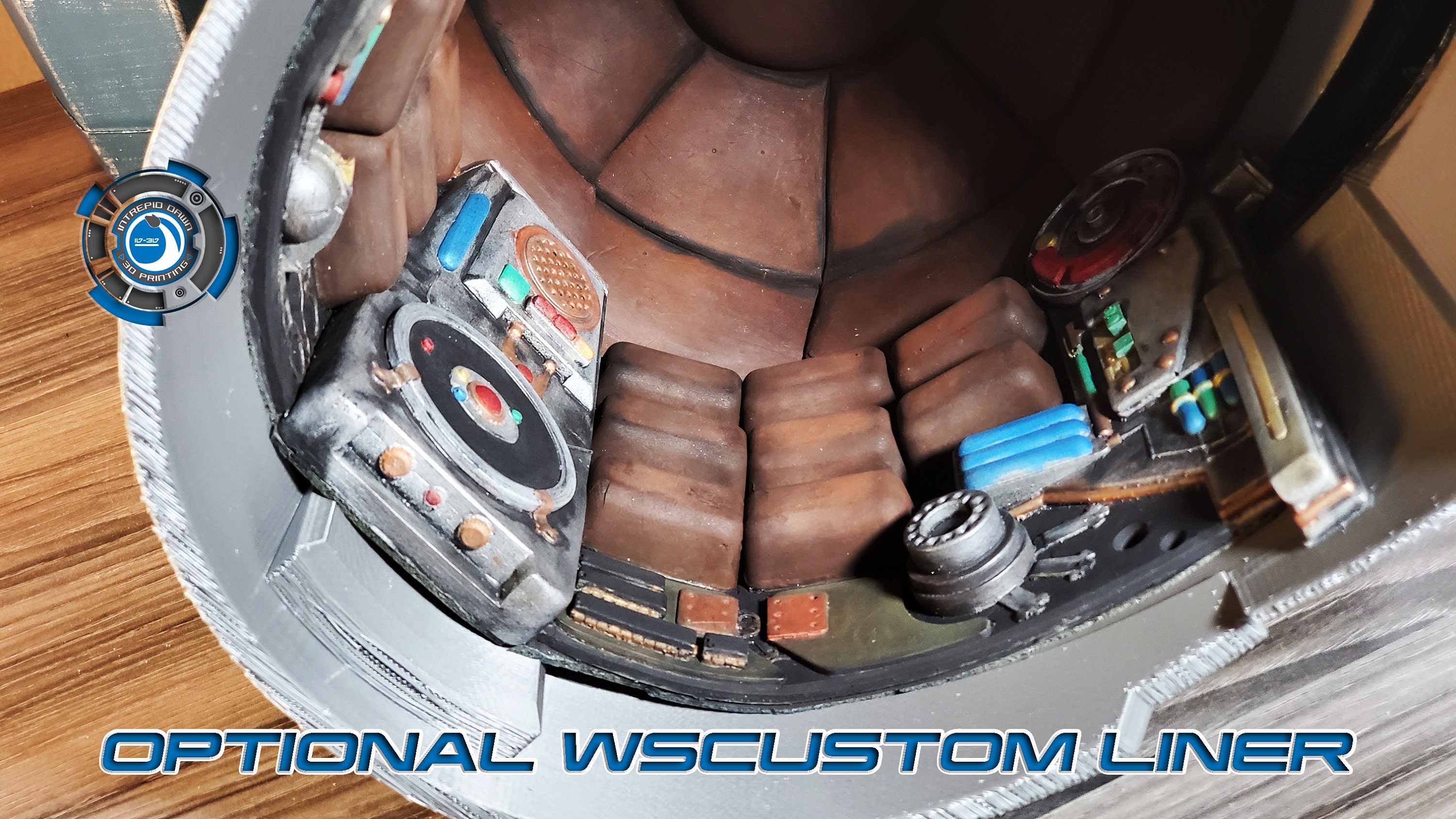 The Liege Mandalorian Custom Helmet - Premium Wearable 3D Printed With ...