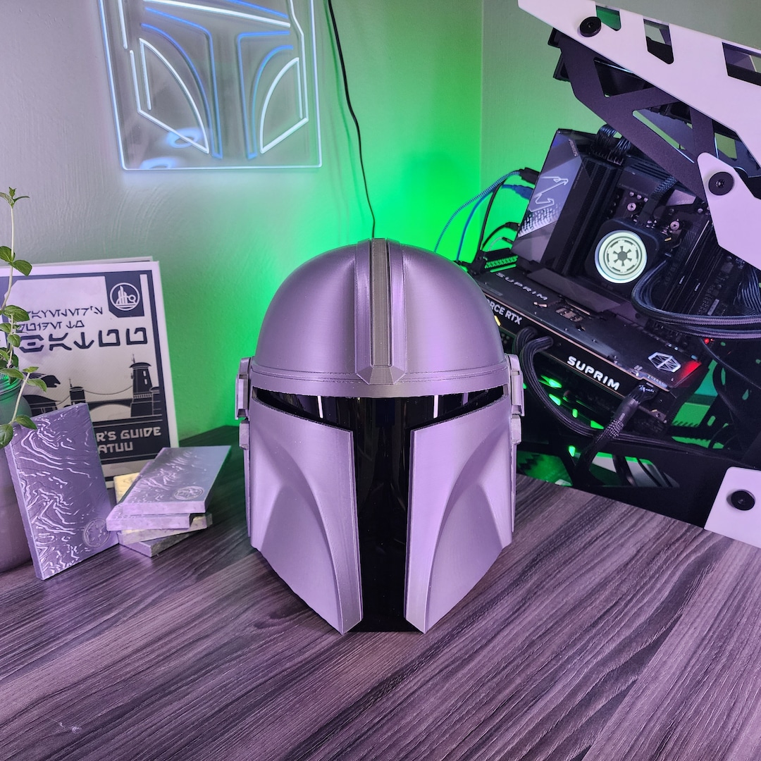 The Mandalorian Helmet - Updated Model! Premium 3D Printed Helmet ...