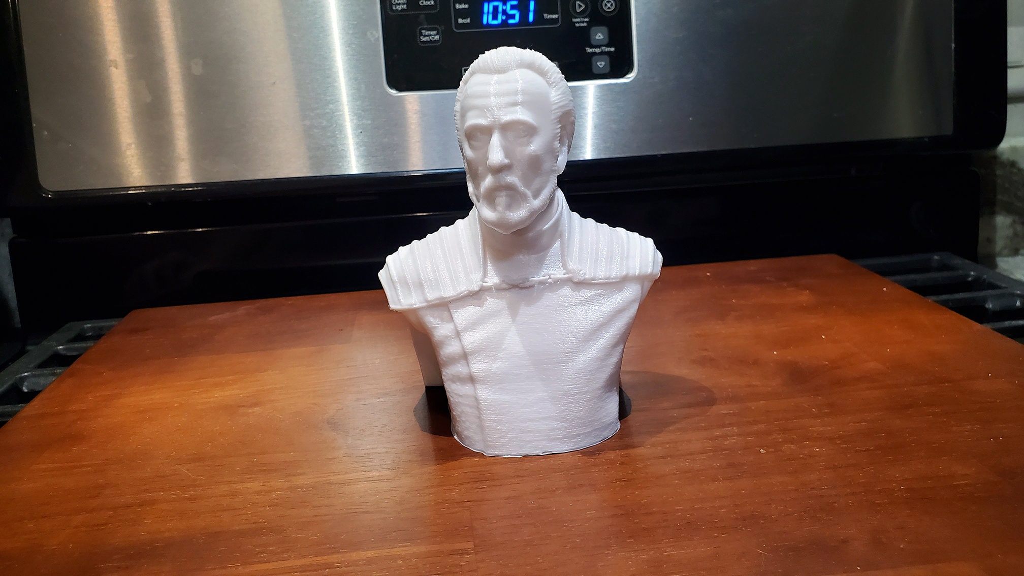 Star Wars Count Dooku 6" Statue/bust - Clone Wars Era - 3D Printed - Etsy