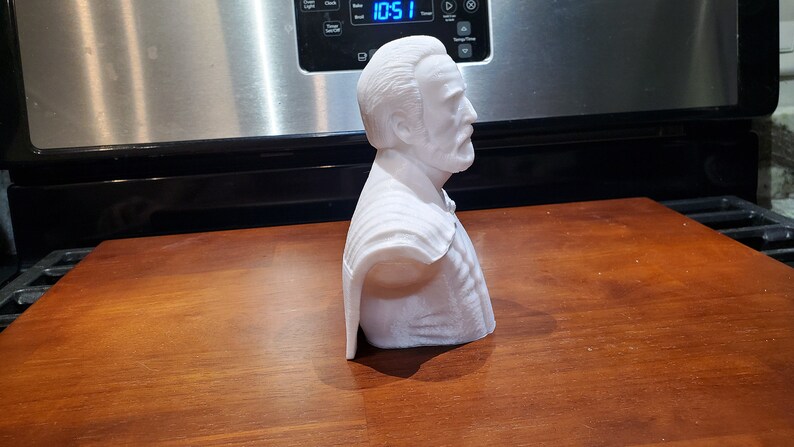 Star Wars Count Dooku 6" Statue/bust - Clone Wars Era - 3D Printed - Etsy