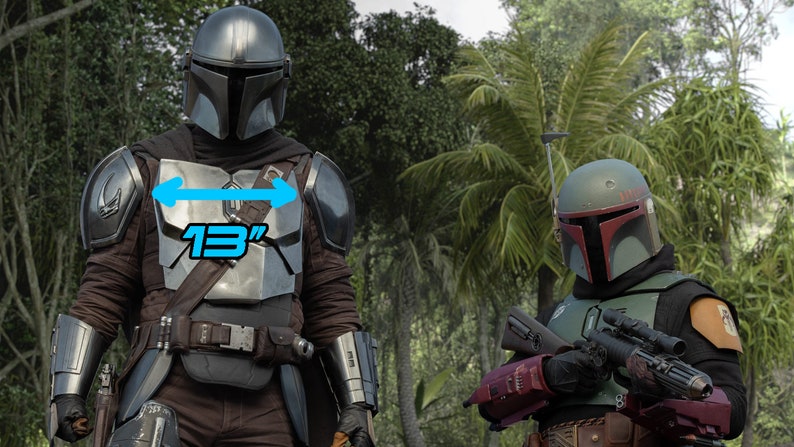 The Mandalorian Beskar Armor Upper/lower Bundle Set Jetpack - Etsy