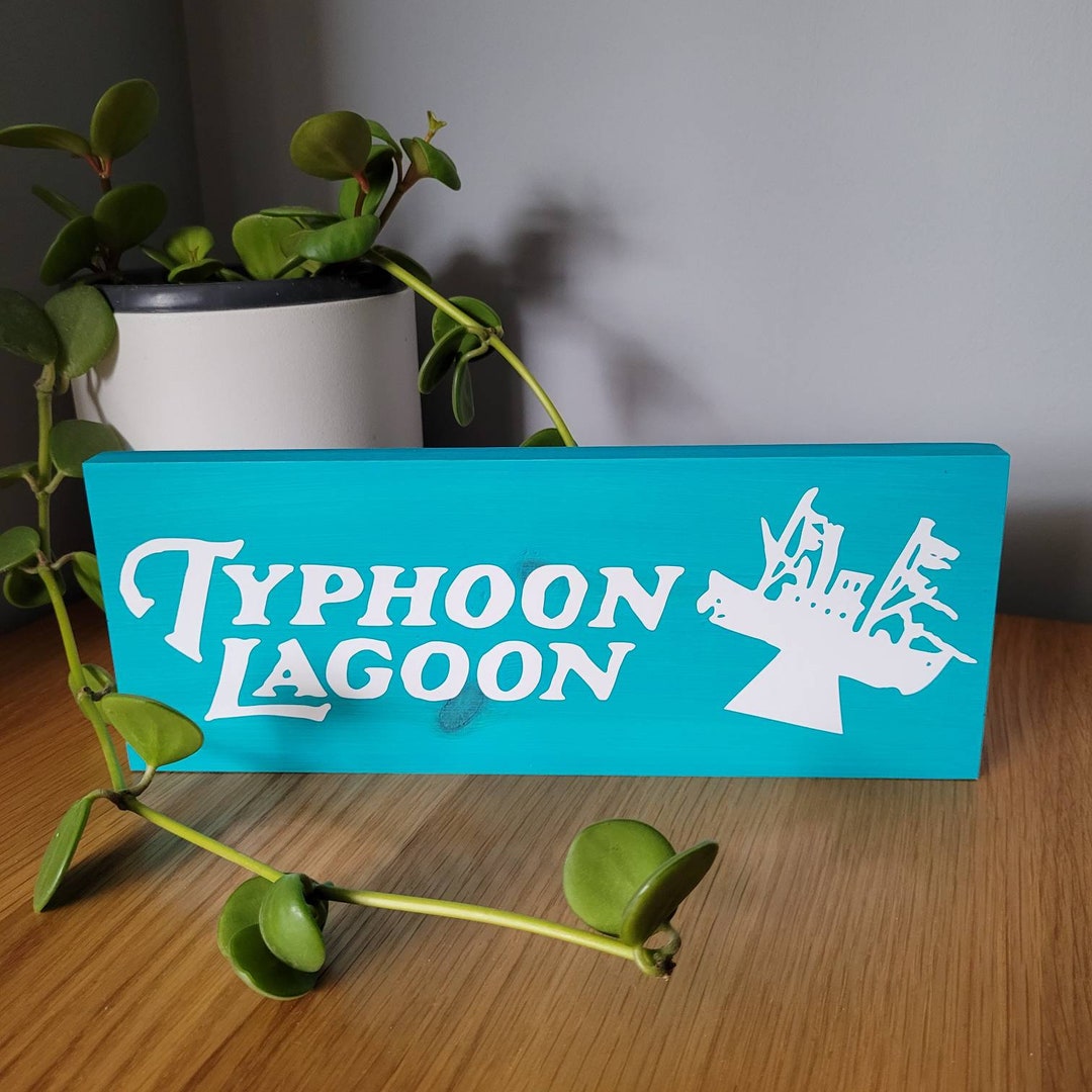 Disney Park Inspired Wooden Sign Typhoon Lagoon - Etsy