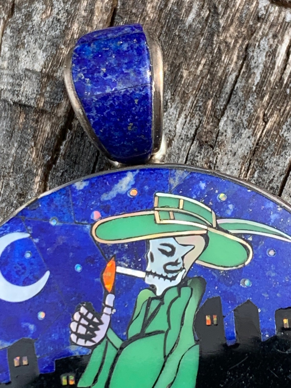 Grateful Dead Doo-dah Man Sterling Silver/inlay Pendant by - Etsy