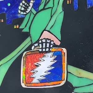 Grateful Dead Doo-dah Man Sterling Silver/inlay Pendant by - Etsy