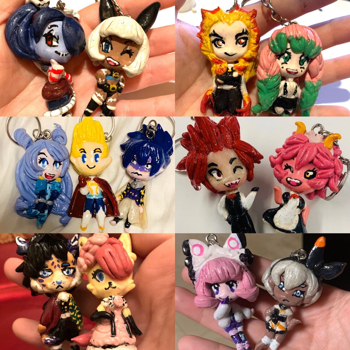 Custom Keychain Figures - Etsy