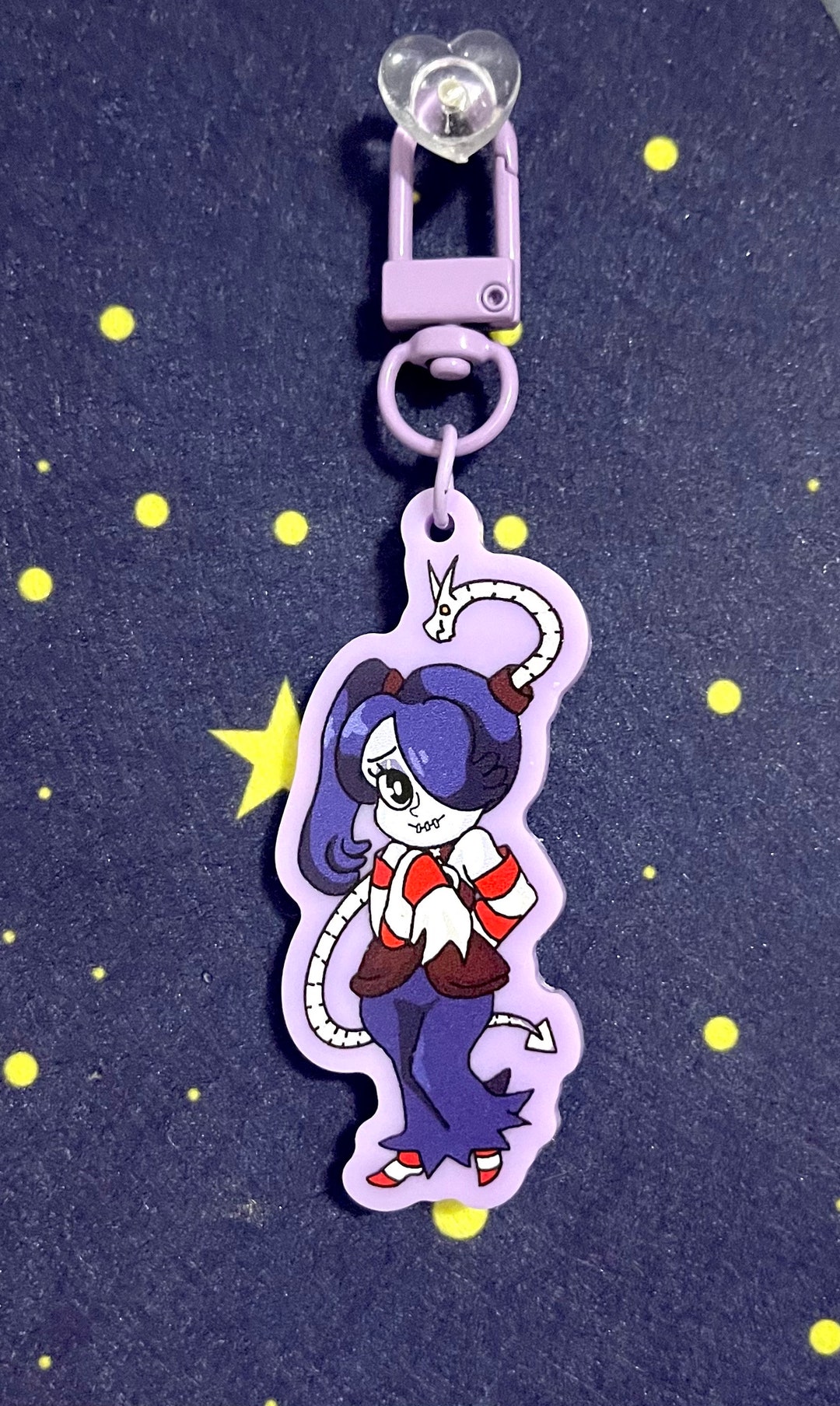 Skullgirls Squigly Keychain - Etsy