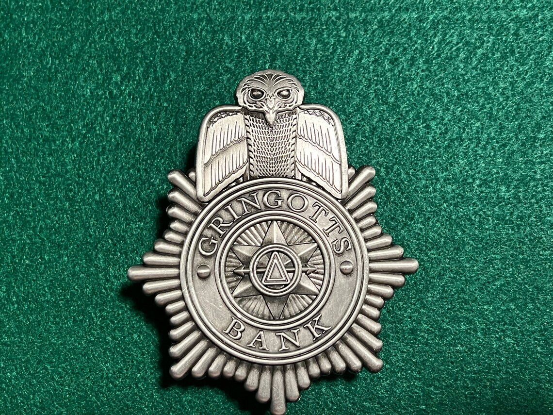 Vintage Magical Bank Staff Replica Badge - Etsy