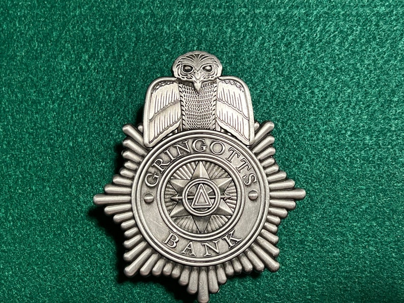 Vintage Magical Bank Staff Replica Badge - Etsy