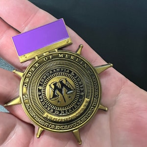 Merlin Replica Award Second Class Replica Prop 1st Edition - Etsy